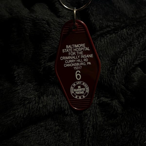 Baltimore State Hospital for the Criminally Insane Key Fob - Etsy