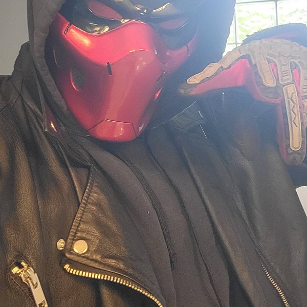 Red Hood New Outfit Mask / Mask Cosplay / Red Hood Outlaw - Etsy