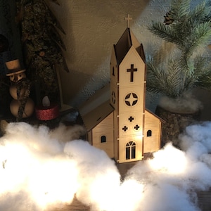 Church Laser Files Building Modelling Custom Files for Laser Cutting ...