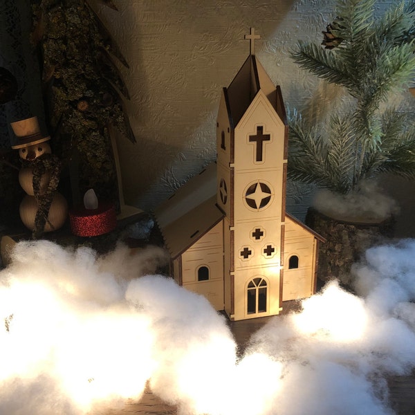 Church - Laser Files - Building Modelling - Custom Files for Laser ...