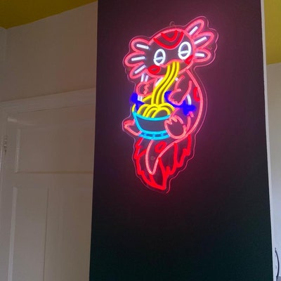 Ramen Salamander Neon Sign Neon Sign Bedroom Japanese Neon Sign ...