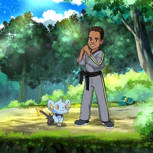 Custom POKEMON Character Portrait From Photo DIGITAL COPY Personalized ...