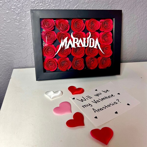 Angel Wing/rose Shadow Box With Lights - Etsy