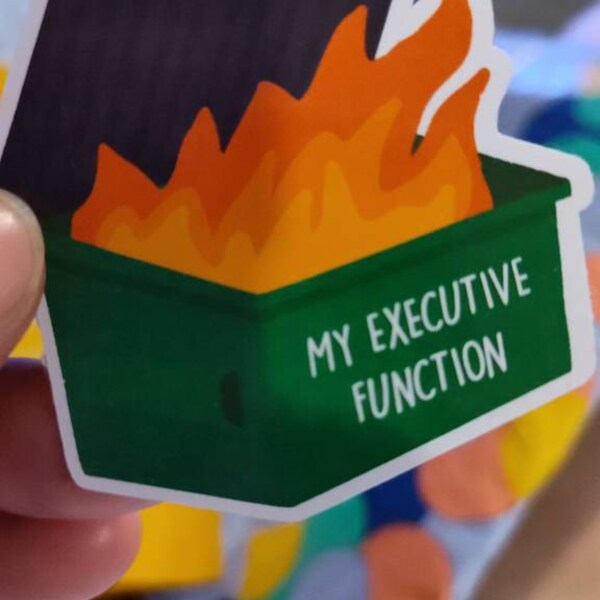 ADHD Sticker, Running Late, ADHD Planner, ADHD Gift Idea, Funny Adhd ...