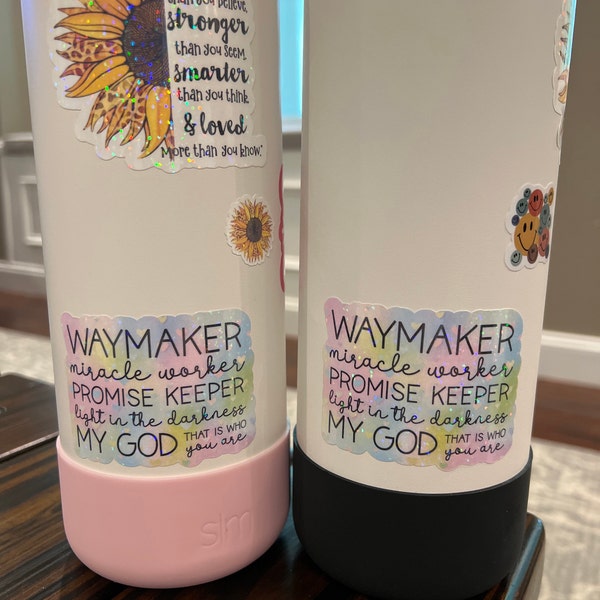 Waymaker Sticker, Waterproof Sticker, Sparkle Sticker - Etsy