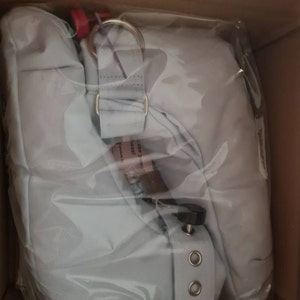 Pair of Baby Blue SOFT Restraining Cuffs With Segufix Locks / ABDL ...