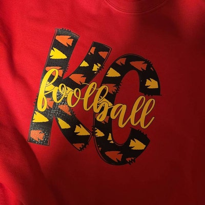 KC Football PNG Instant Download Sublimation Digital Design Decal T ...