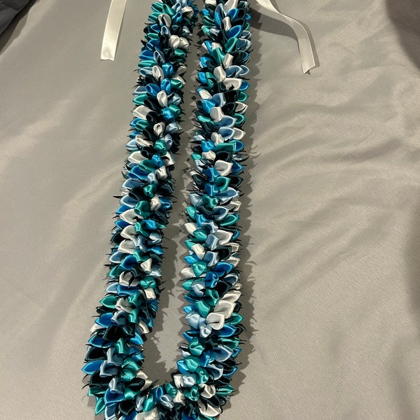 Desert Rose Hawaiian Ribbon Lei,graduation Lei,anniversary Lei,wedding ...