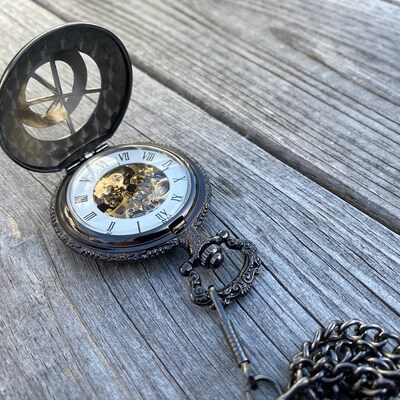 Time Lord Mechanical Pocket Watch Pocket Chain or Necklace - Etsy