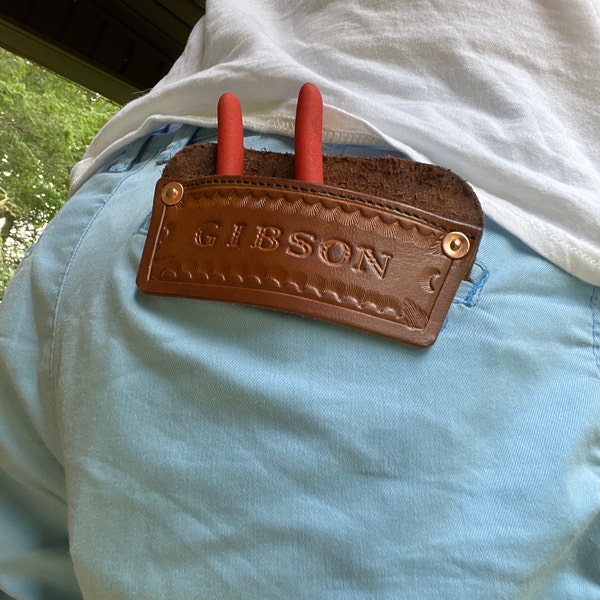 Pocket Protector for Tools Jeans - Brown Personalized - Etsy