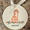 Cavapoo Christmas Ornament, Cavapoo Christmas Gift, Poodle, Dog ...