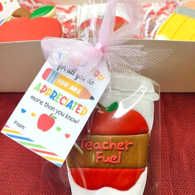 Teacher Appreciation TAGS, TEACHER Thank You Gift Tag, End of School ...