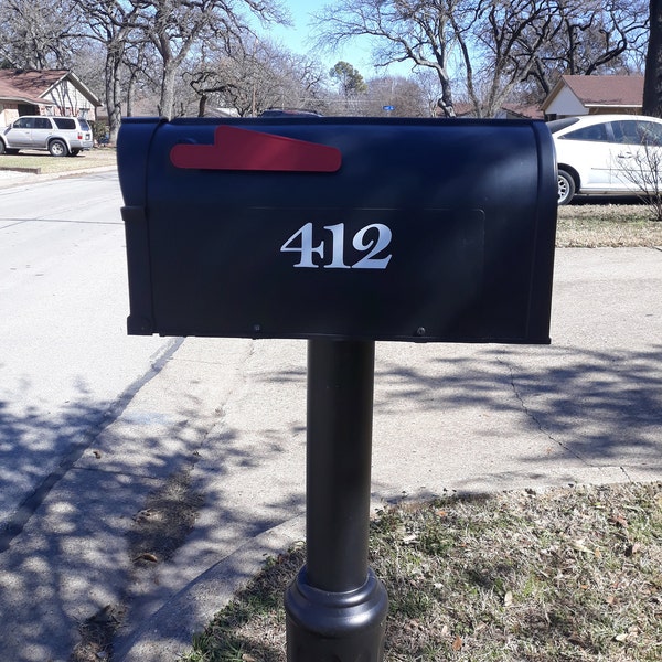 Custom Mailbox Number Decals ~ Set of 2 ~ Residential or HOA (decals ...