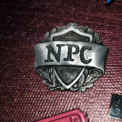 NPC Class Badge RPG Character Class Pin Handcrafted Pewter Accessories ...