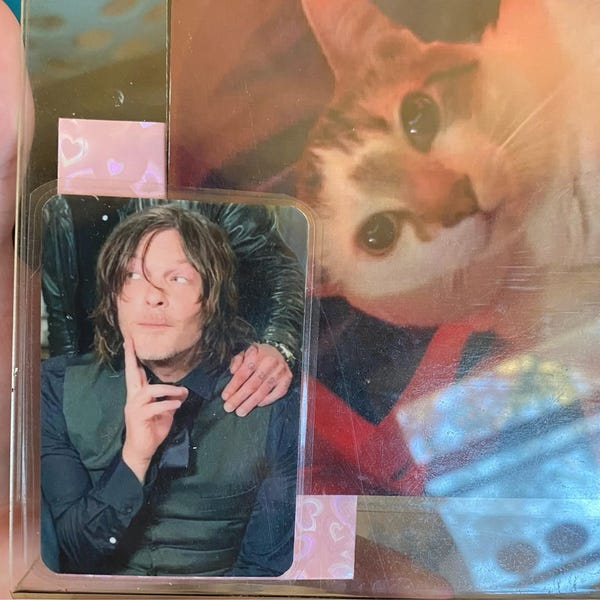 Norman Reedus Fan Photocard, Twd Fan Art, the Walking Dead Fan Merch - Etsy