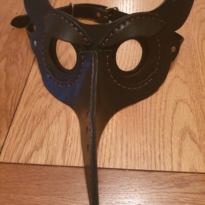 Genuine Leather Handmade Hand Stitched Plague Doctor Hat - Etsy