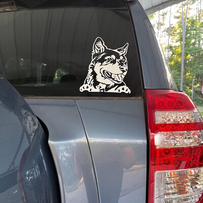 Custom Pet Portrait Decal, Dog Decal, Dog Car Decal, Cat Decal, Pet ...