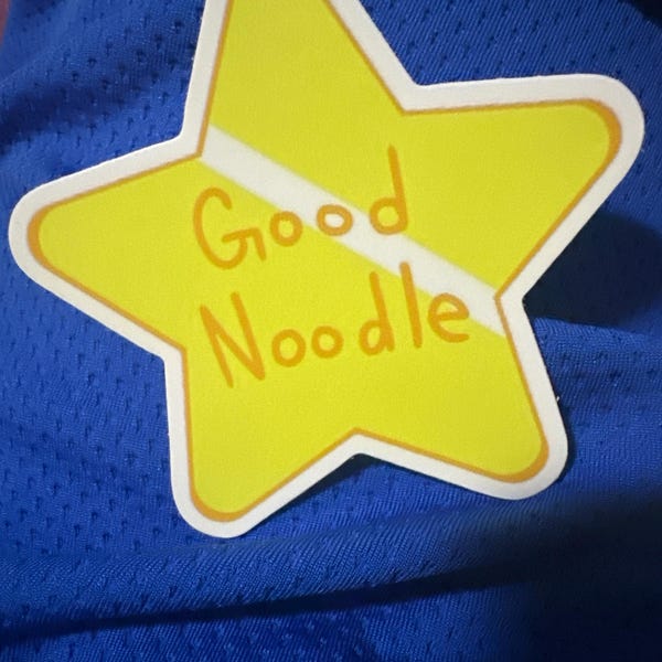 GOOD NOODLE Trendy Sponge Bob Meme Sticker Vinyl Waterproof Laptop ...
