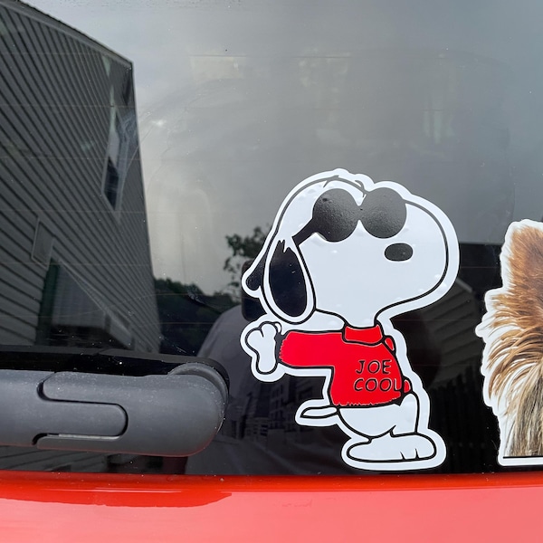 Snoopy Vinyl Decal - Snoopy and Woodstock - Etsy