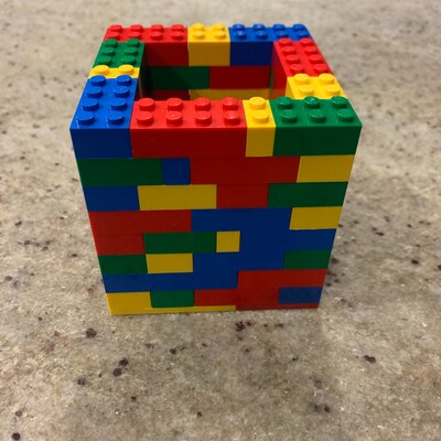 Red Cross Made With LEGO® Bricks Building Blocks Cross Pendant With ...