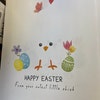 Happy Easter Handprint Art Footprint Little Chick Spring DIY Gift ...
