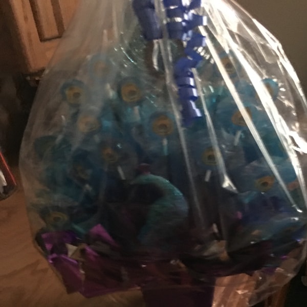 Peacock Centerpiece Candy Bouquet SPECIAL PRICE, Limited, Exquisite ...