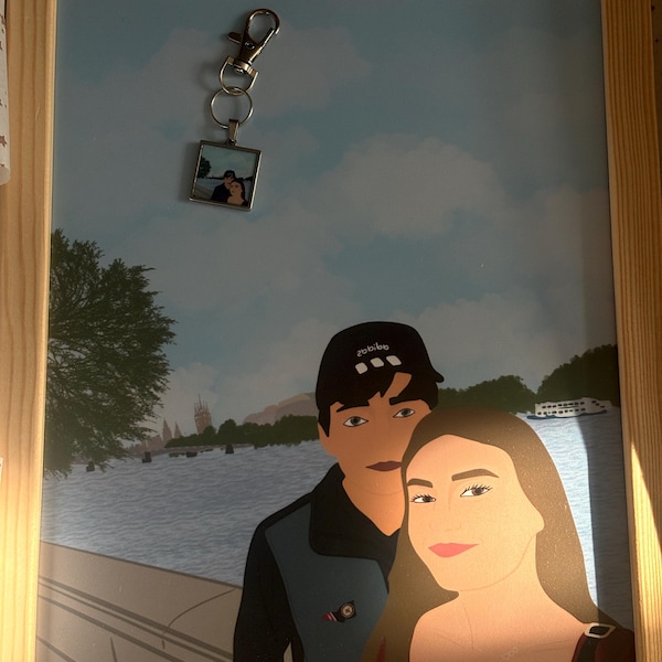 Senior. Graduation Gift. Custom Minimalist Portrait. Faceless Digital ...