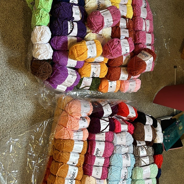 Yarn Art Dolce Yarn, Very Soft Amigurumi Animal Crochet Knitting Yarns ...