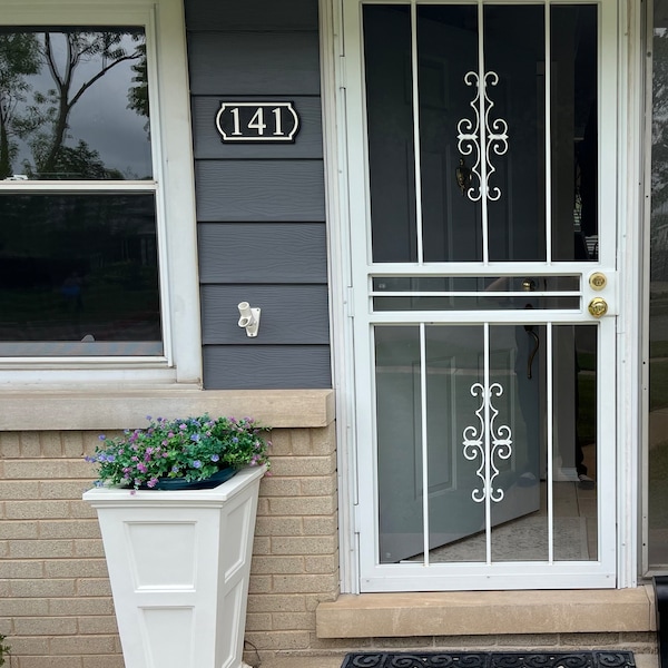 Address Sign, House Number Sign, Address Sign Outdoor, Address Plaque ...