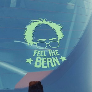 Feel the Bern Bernie Sanders Stickers Vinyl Stickers Bernie Donation ...