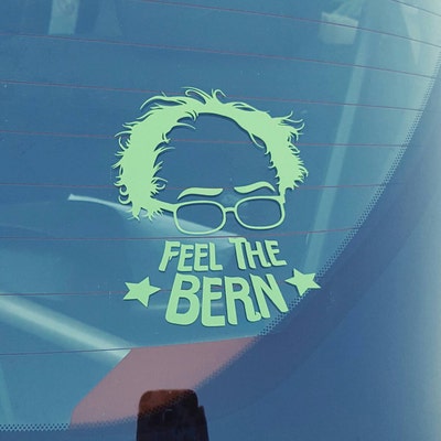 Feel the Bern Bernie Sanders Stickers Vinyl Stickers Bernie Donation ...