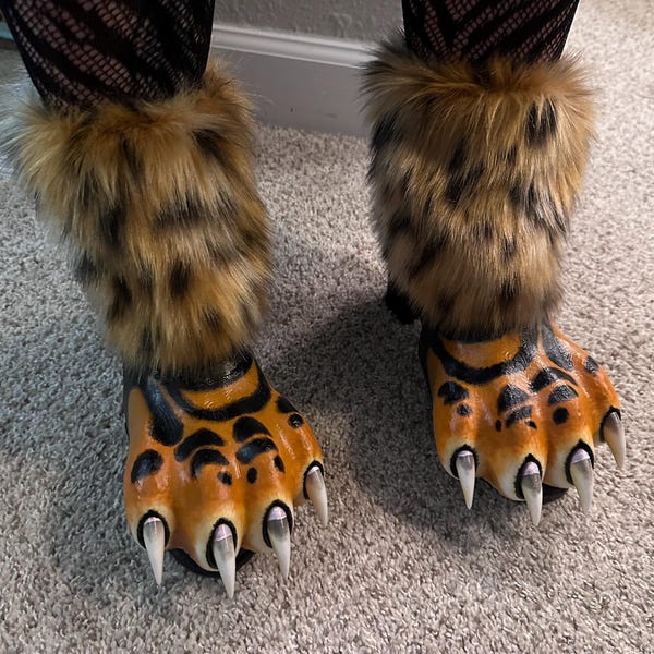 Bird / Reptile / Dinosaur Fursuit Feet Paw Shoe Covers (pair) - Etsy