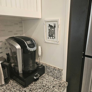 The Kitchen Goblin, Goblin Print, Kitchen Print, Weird Wall Art, Occult ...