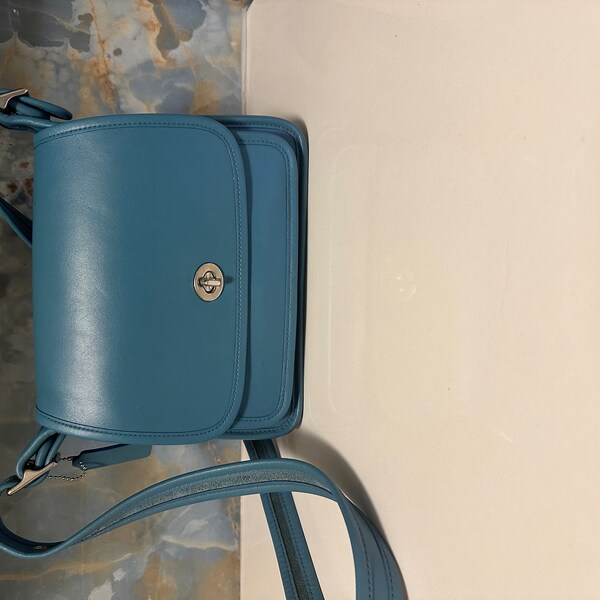 British Tan CHADWICK BOWLER Satchel Bag With Brass, Vintage Coach #9928 ...