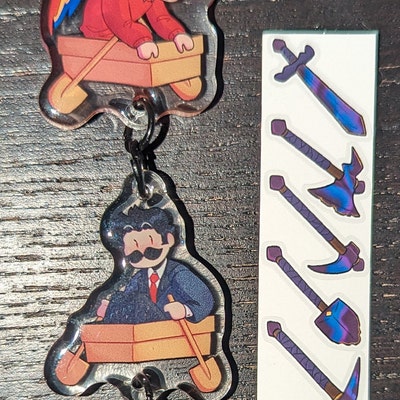 LIMITED Tntduo Chibi Stickers DSMP / Dream SMP Alex Quackity, Wilbur ...