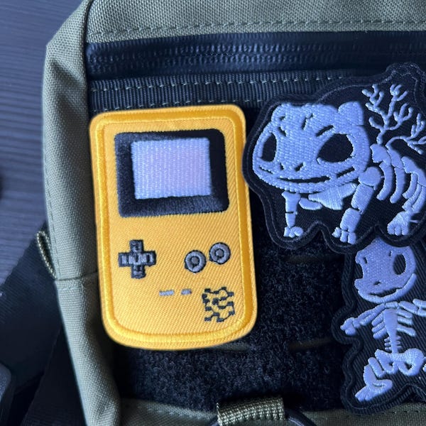 Game Boy Iron on Patch - Etsy