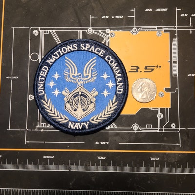 United Nations Space Command UNSC Navy, Military Morale Patch - Etsy