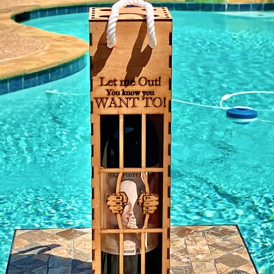 Jailed Wine Box 3mm Box wine Box Digital File... Svg-dxf-ai Immediate ...