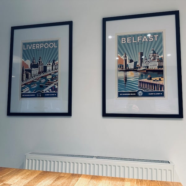 World Map 3 Piece Wall Art Prints, Map of the World Poster Set ...