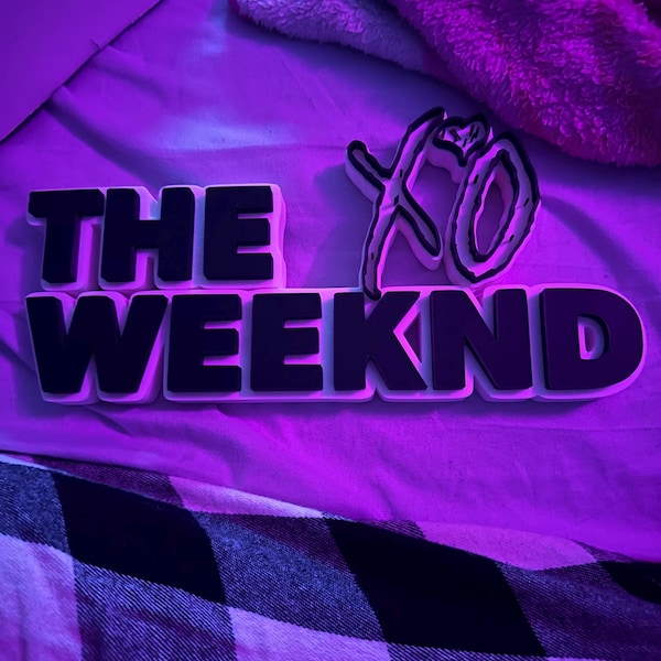 The Weeknd Custom Made 3D Logo - Etsy