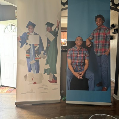 Custom Wedding Retractable Banner Stand INCLUDED With Full Color Print ...