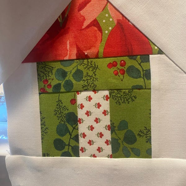 Triangle Log Cabin Foundation Paper Piecing Pattern, FPP, Quilt Block ...