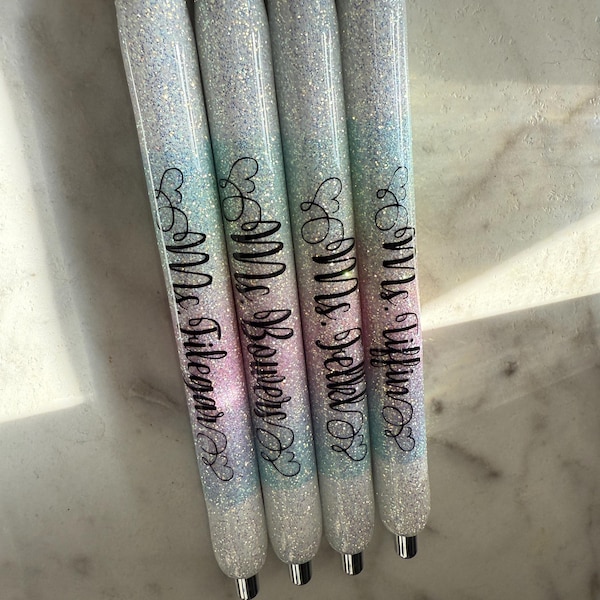 Nurse Glitter Pens, Dr Glitter Pens, Custom Glitter Pens, Medical Field ...