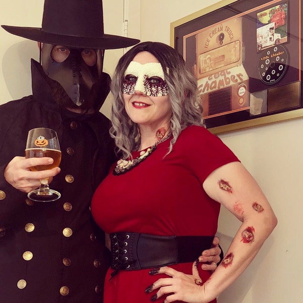 Shattered 'glass' Plastic Mirror Mask Full Face - Etsy