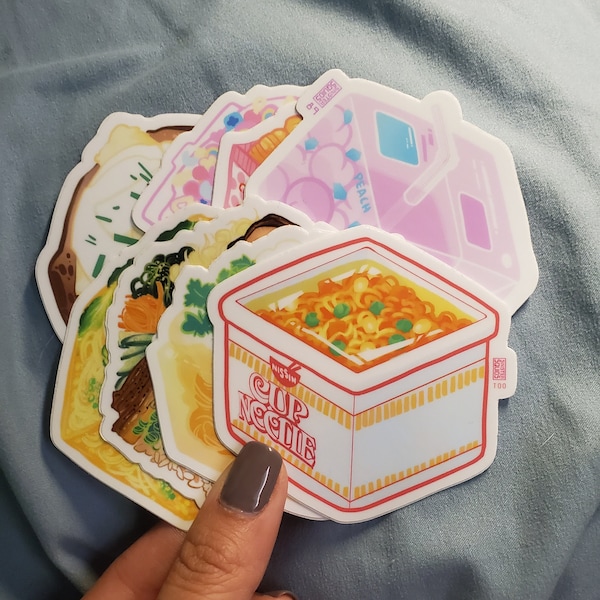 Food Cube Mystery Pack (4 Stickers)| Aesthetic Sticker Pack ...