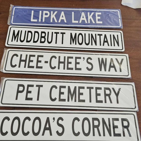 Custom Street Sign, Metal Street Sign, Personalized Street Sign, Make ...