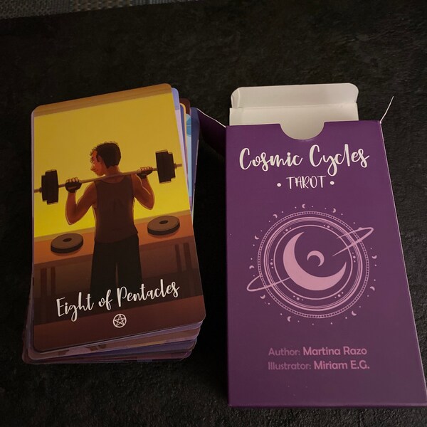 Tarot Cards Cosmic Cycles, 4th Standard Edition With 12 Extra Cards - Etsy