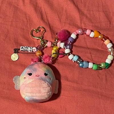 Alien Space Squish Plush Kandi Keychain or Necklace - Etsy