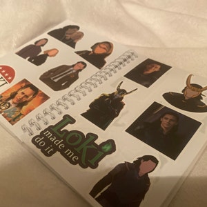 Loki Stickers Waterproof Laptop, Hydro Flask, Scrapbooking, Journaling ...