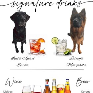 Custom Pet Seating Chart, Dog Seating Chart Sign, Custom Seating Chart ...